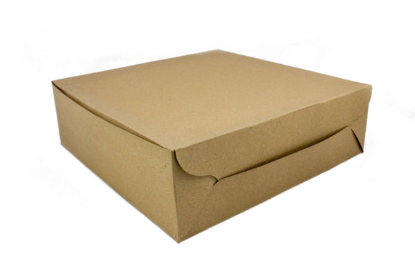 Brown Cake Box 9x9x3 - Reliable Packaging