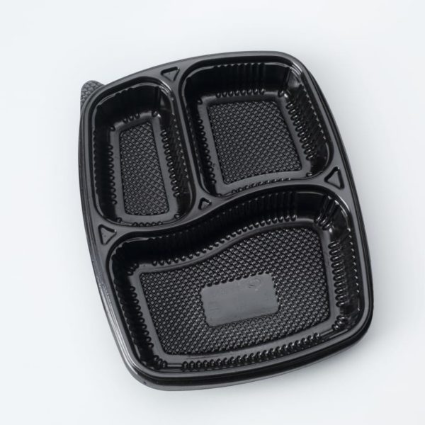 3 COMPARTMENT MEAL TRAY-REGULAR - Ambika Packaging