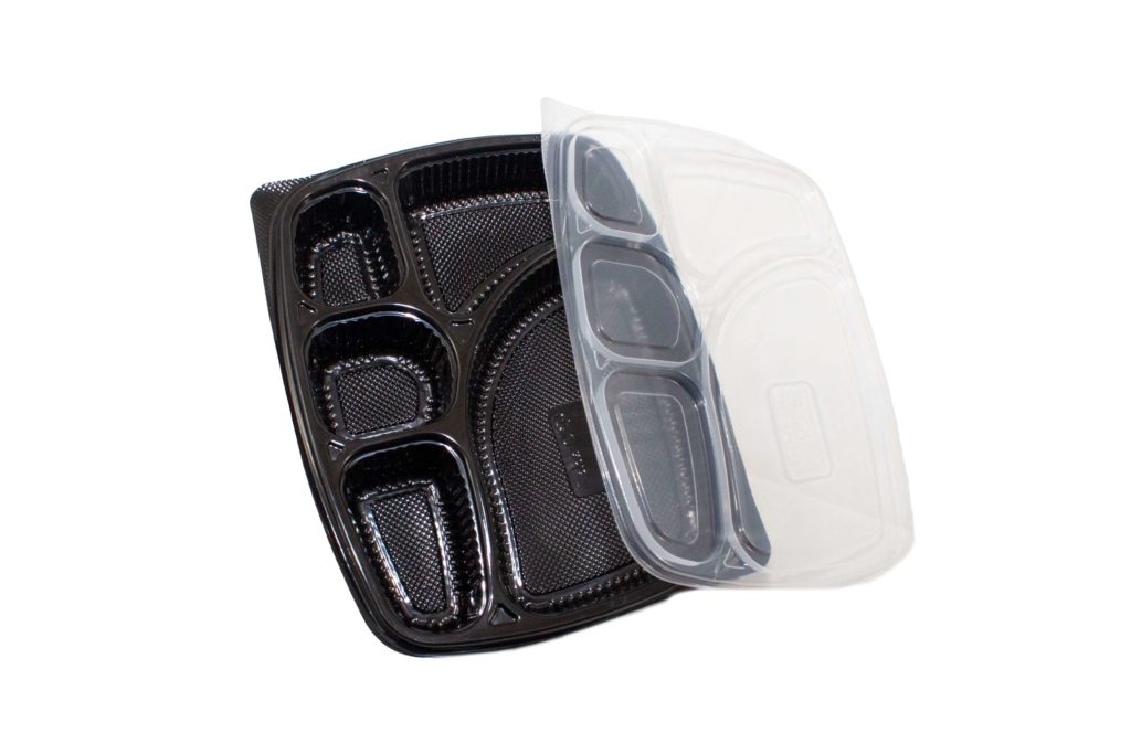 5 COMPARTMENT MEAL TRAY-MINI - Ambika Packaging