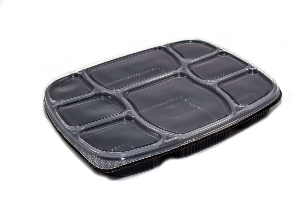 8 COMPARTMENT MEAL TRAY - Ambika Packaging