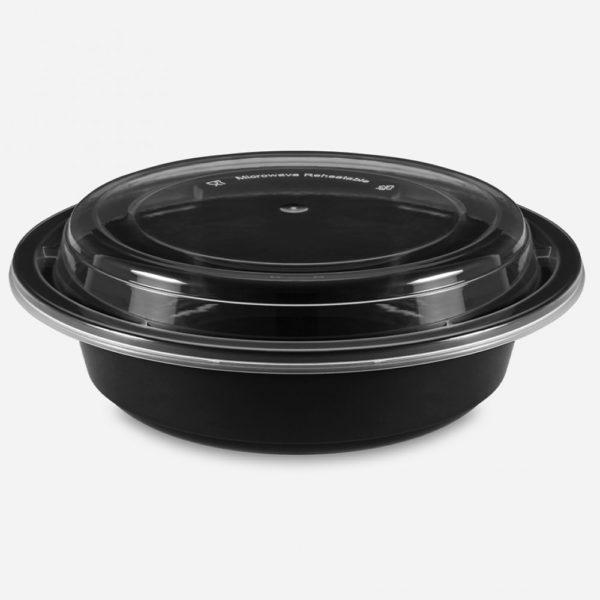 450ML ROUND CONTAINER WITH DOME LID (RO-16) - Ambika Packaging