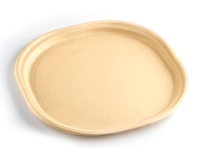 12" ROUND BIO PLATE (WHITE) - Ambika Packaging