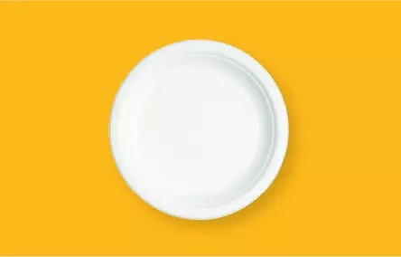 7" ROUND BIO PLATE (WHITE) - Ambika Packaging