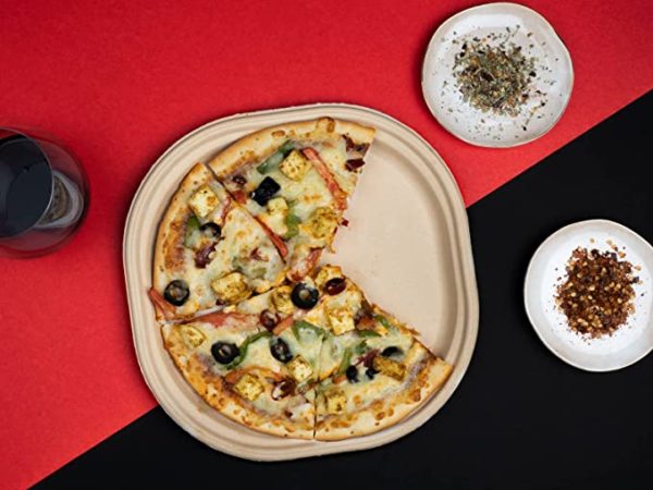 9" BIO PLATE (NATURAL) - Ambika Packaging