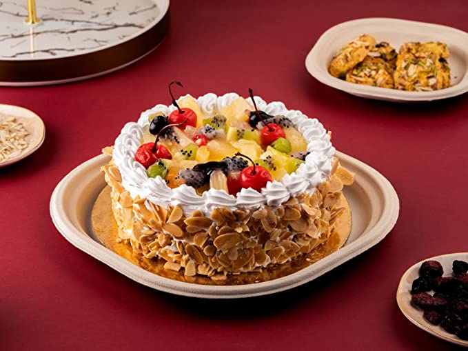 9" BIO PLATE (NATURAL) - Ambika Packaging